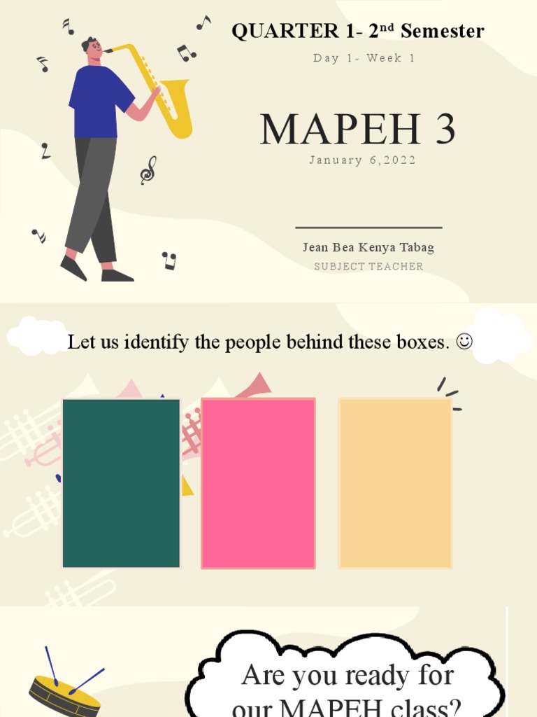 Mapeh 2 D1W1Q1 | PDF | Musical Instruments | Sound