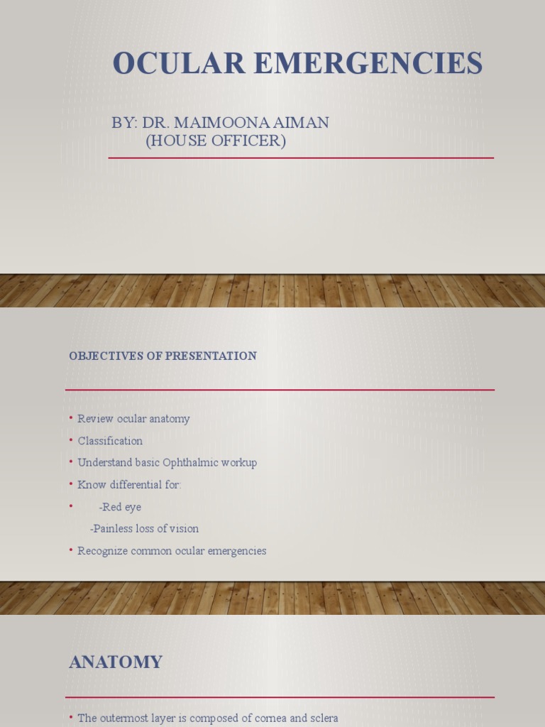 Common Ocular Emergencies | PDF | Human Eye | Retina