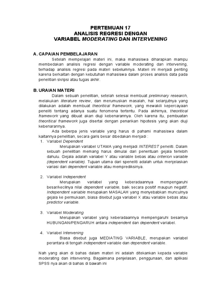 Pertemuan 17 | PDF | Metode & Bahan Ajar