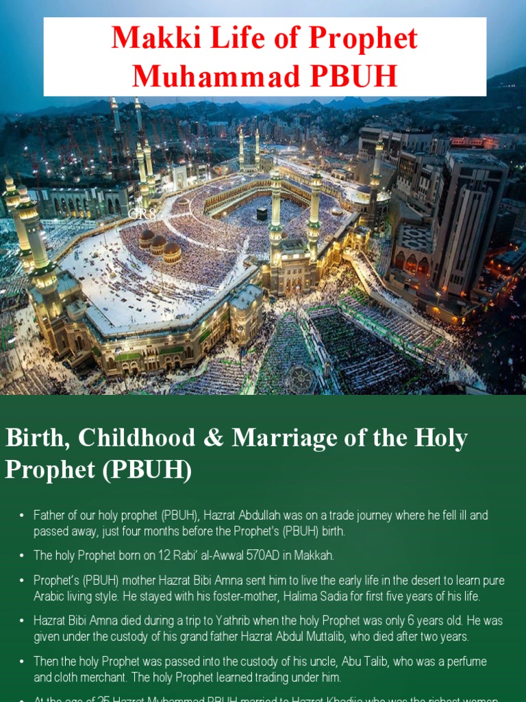 Makki Life of Prophet Muhammad PBUH | PDF | Muhammad | Islamic Belief ...