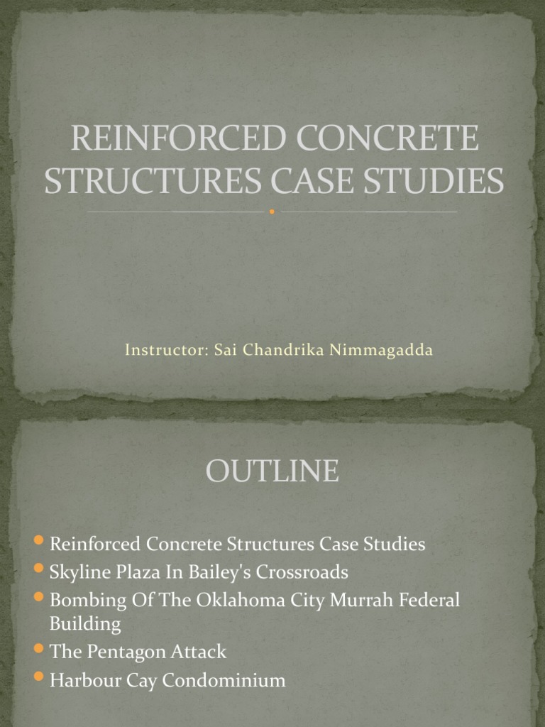 Reinforced Concrete Structures Case Studies | PDF | Concrete | Strength ...