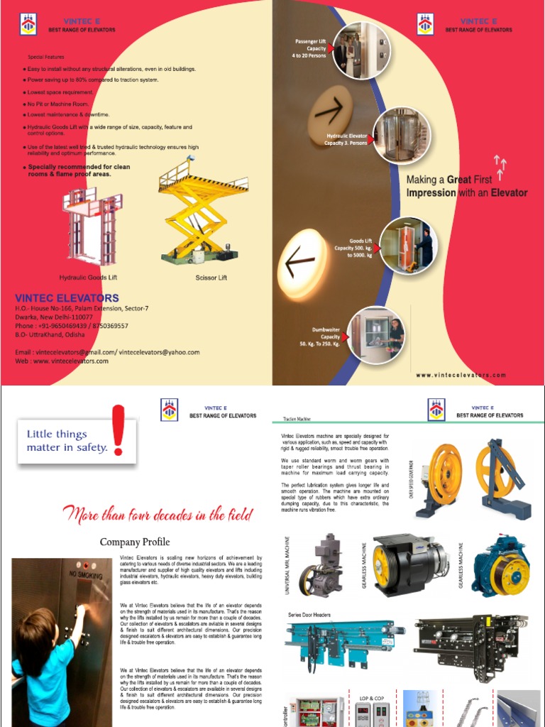 Vintec Elevators Curve File | PDF