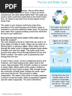 3rd Grade - Water Cycle Worksheet | PDF