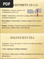 Defects in Gmaw or Mig Welding | PDF | Welding | Construction