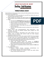 Tata Tertib Penghuni Kos | PDF