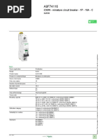 Product Datasheet: Miniature Circuit Breaker - iK60N - 1P - 6 A - C ...