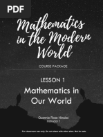 Mathematics in The Modern World | PDF | Pattern | Mathematics