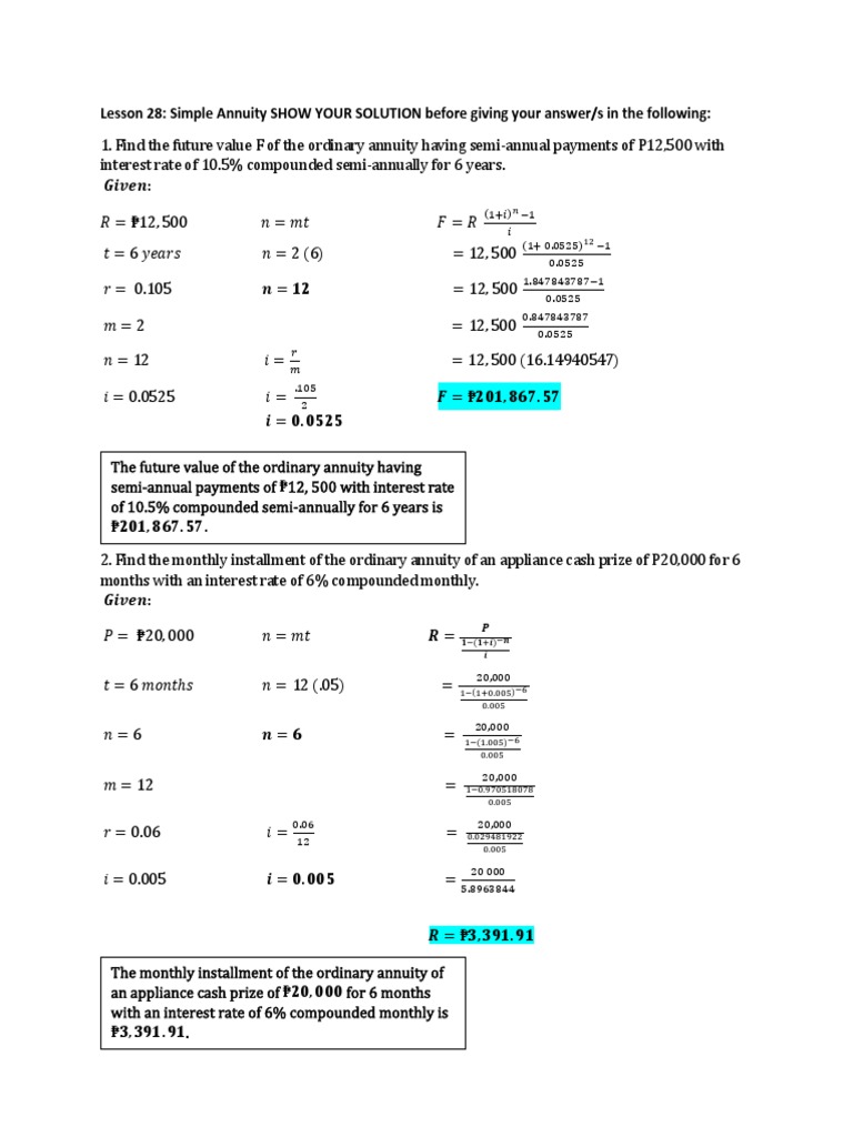Group Activity 1 Group 2 Quarter2 | PDF | Interest | Banking