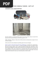 Wall Wash Test Procedures and Analysis | PDF | Chlorine | Chemical ...