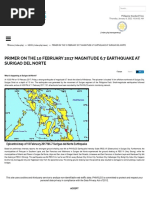 The PHIVOLCS Earthquake Intensity Scale | PDF | Earthquakes | Seismology