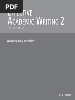 Effective Academic Writing 1 Answer Key PDF | PDF | Oxford University ...