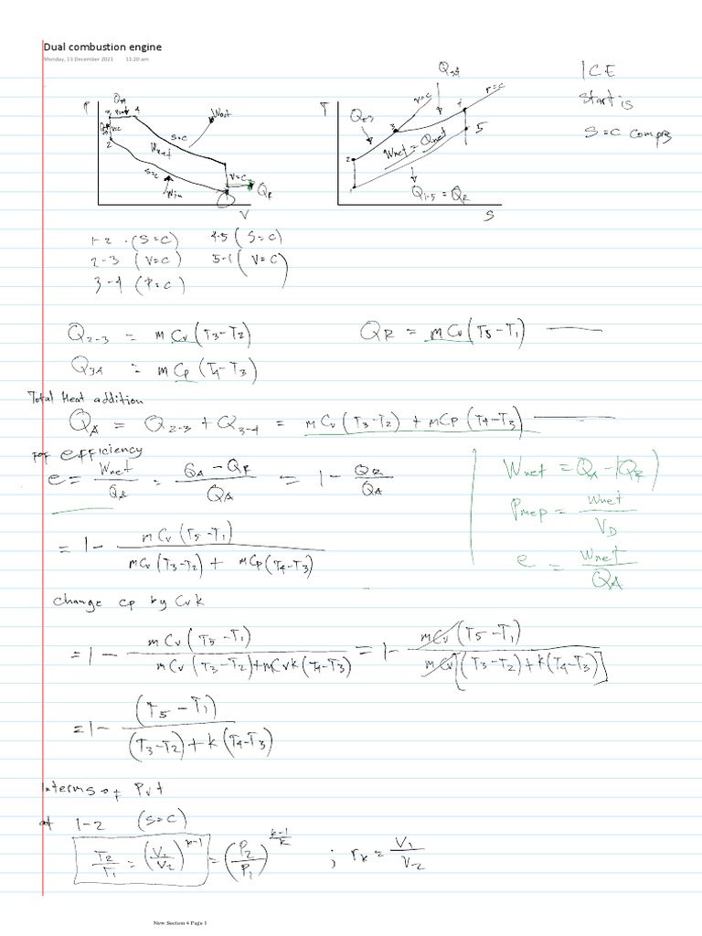 Dual Combustion Engine | PDF