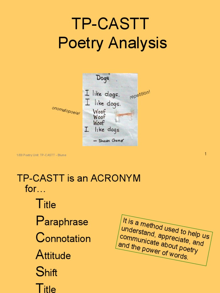 Tp-Castt Poetry Analysis: Onomatopo Eia! | PDF | Poetry | Rhyme