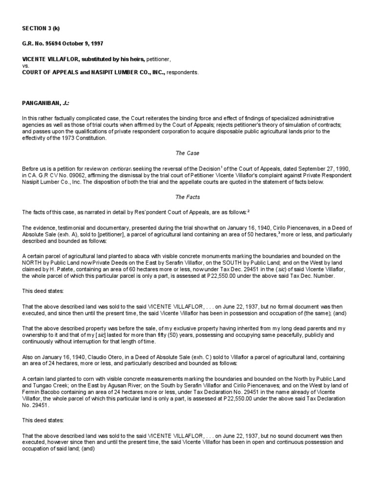 (Full Text) Disputable Presumptios K, L, Ee | PDF | Lease | Land Lot