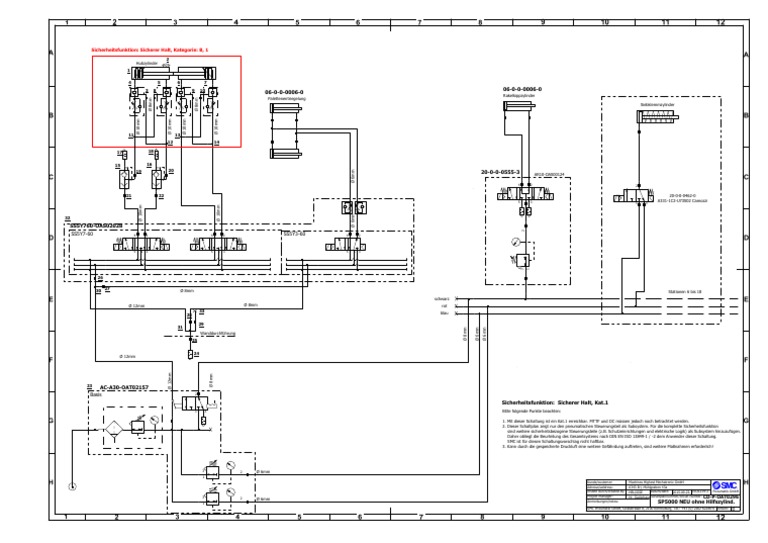 Pneumatikplan SP5000 Ohne Hilfszylinder | PDF