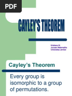 Cayley's Theorem and Its Proof | PDF | Group (Mathematics ...