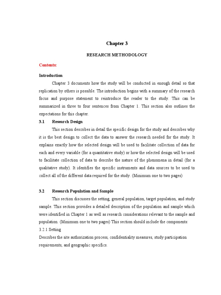 Chapter 3 Research Paper Template For Capricorn Scorpio-2 | Download ...