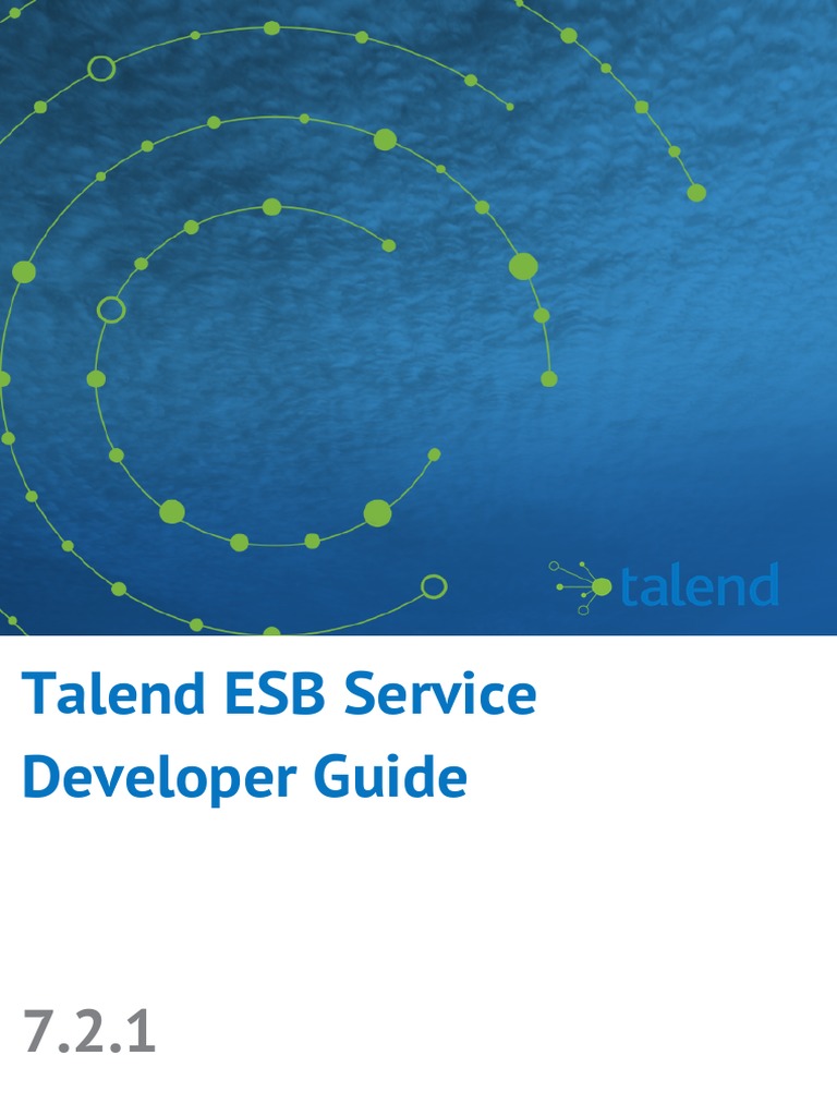 Talend Esb Service Dg En 721 Pdf Java Programming Language Method Computer Programming