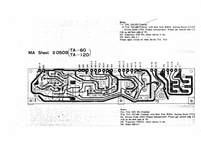 TA-60 TA-f 20,: Sheet:#05091 | PDF | Electrical Engineering ...