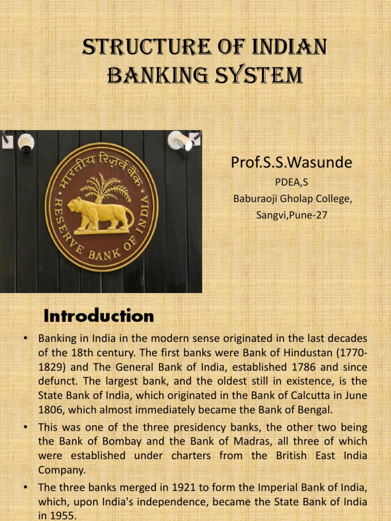 Indian Banking Structure | PDF | Banks | Cooperative