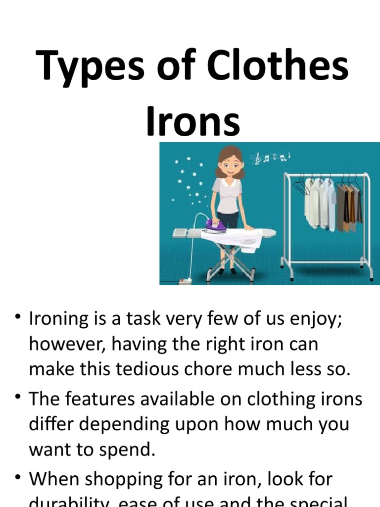 Types of Clothes Irons | PDF