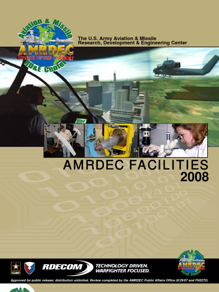 AMRDEC Facilities 2008 | PDF | Simulation | Composite Material