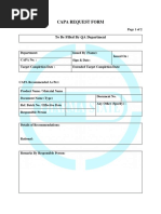DOCUMENT CHANGE REQUEST FORM (DCR) or Audit Report Close Out Form | PDF