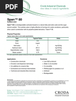 Crodamide ER Z 000040 Technical Data Sheet | PDF | Lubricant | Polymers