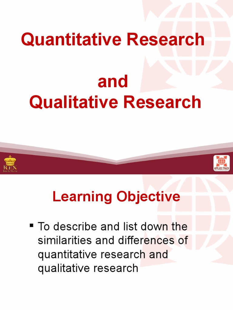 Quantitative Research and Qualitative Research | Download Free PDF ...