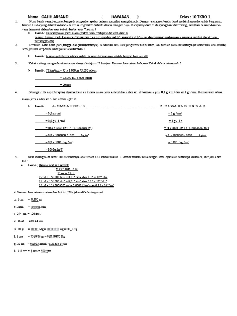 Galih Arsandi X Tkro 1 | PDF