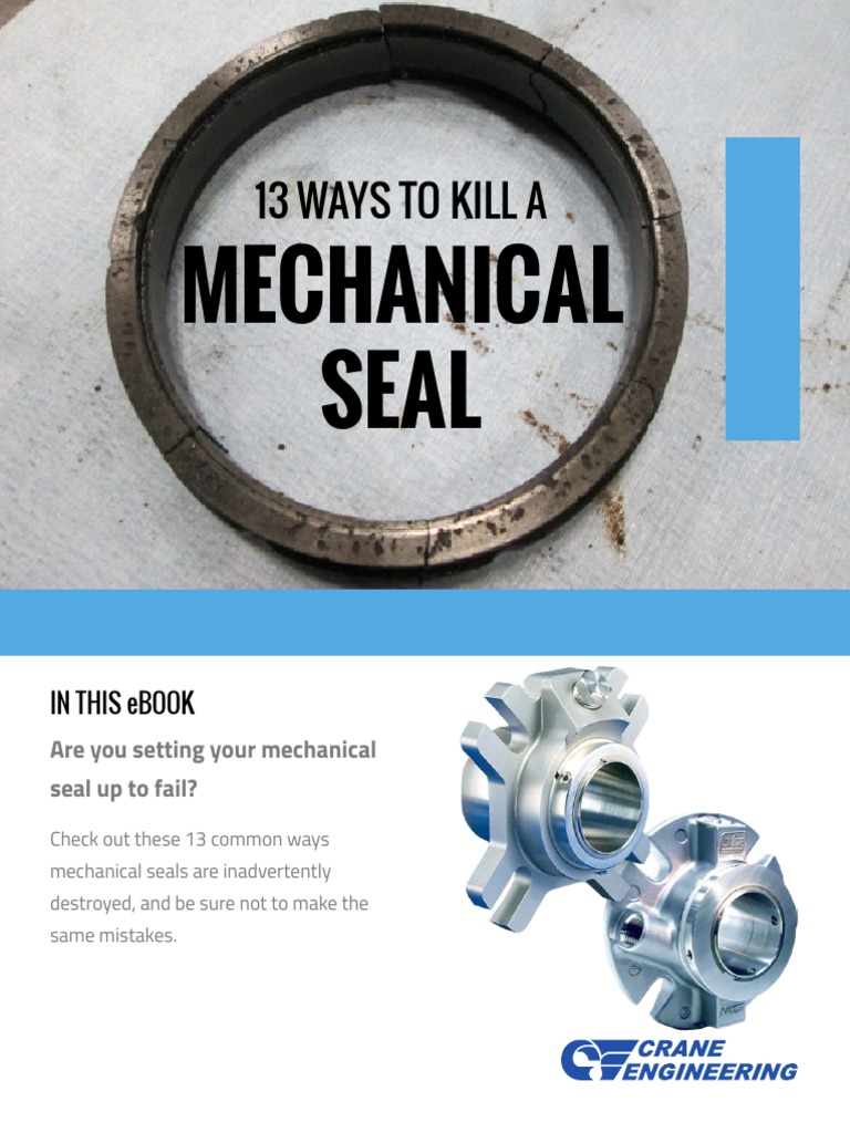 13 Ways to Kill a Mechanical Seal | PDF | Pump | Wear