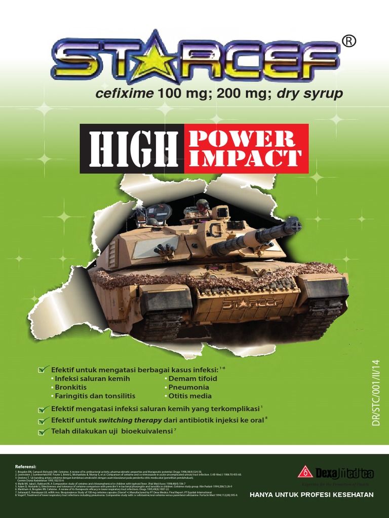 STARCEF Cefixime 100 MG 200 MG Dry Syrup | PDF | Immunology | Pharmaceutical Sciences