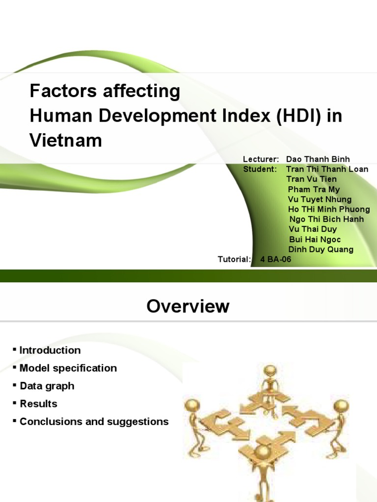 Factors Affecting Human Development Index (HDI) in Vietnam | PDF ...