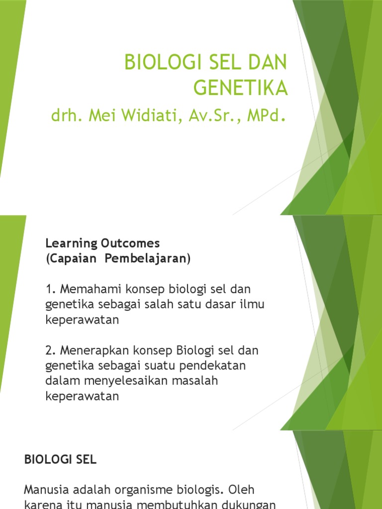 Biologi Sel Dan Genetika | PDF