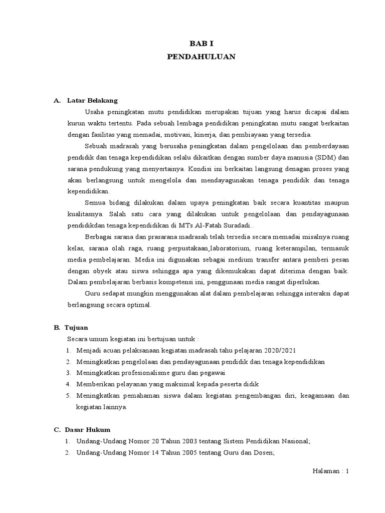 Program Pengelolaan Dan Pendayagunaan Pendidik Dan Tenaga Kependidikan | PDF