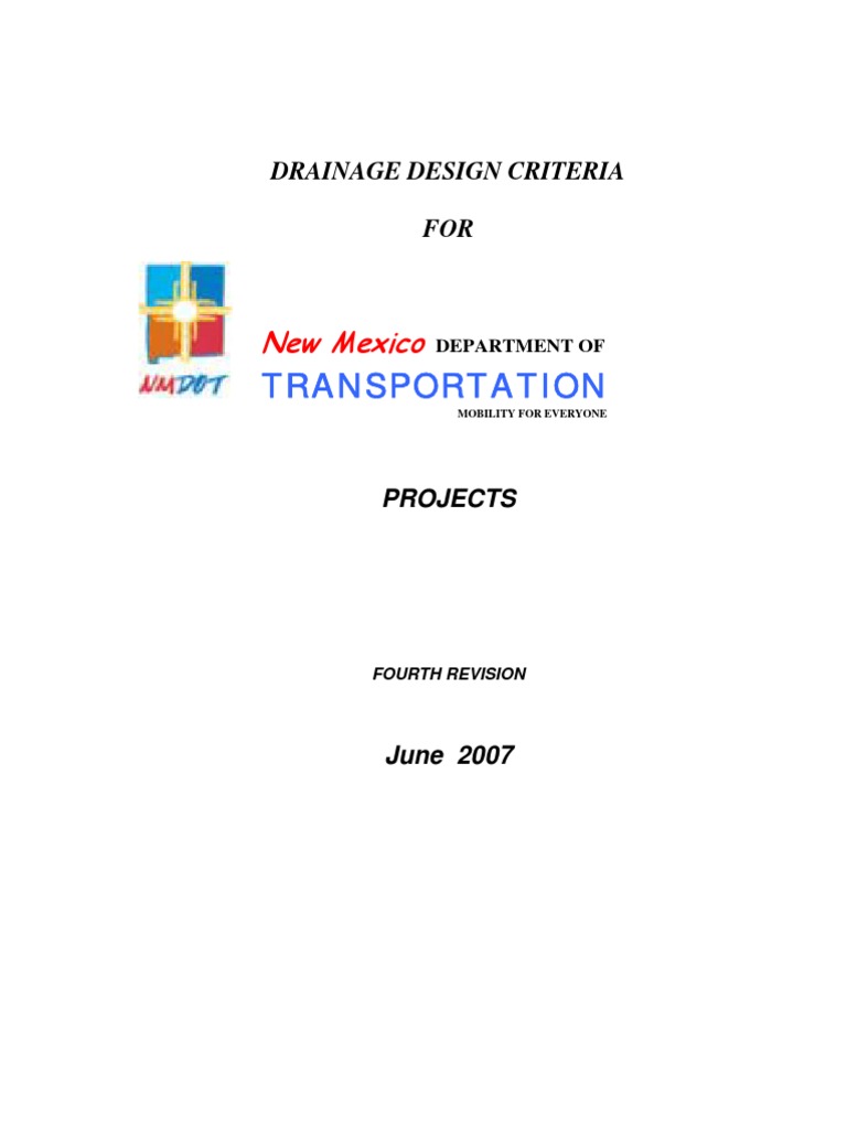 Drainage Design Criteria | PDF | Flood | Dam