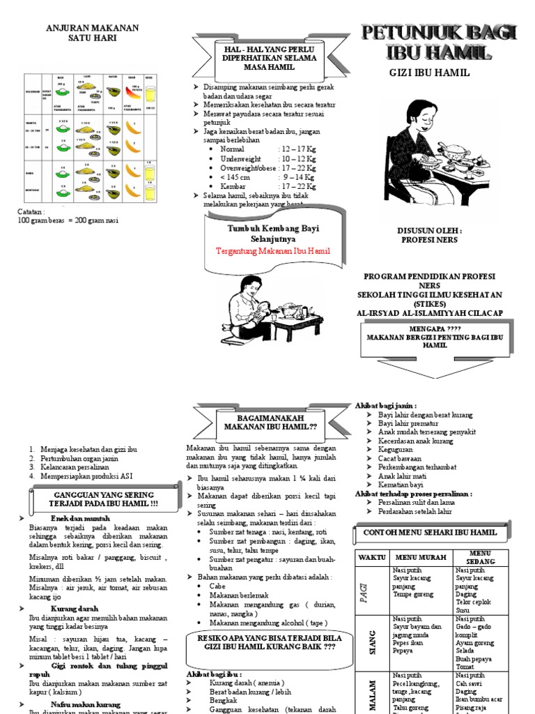 Leaflet Gizi Bumil | PDF