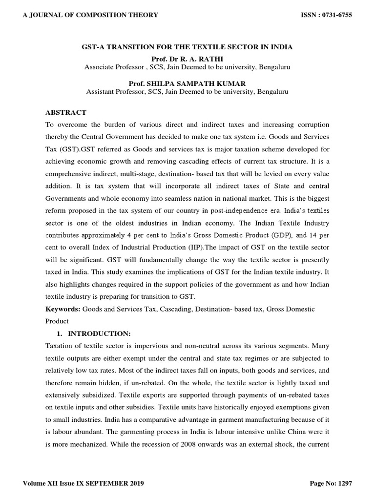 GST Project ..2 | PDF | Value Added Tax | Taxes