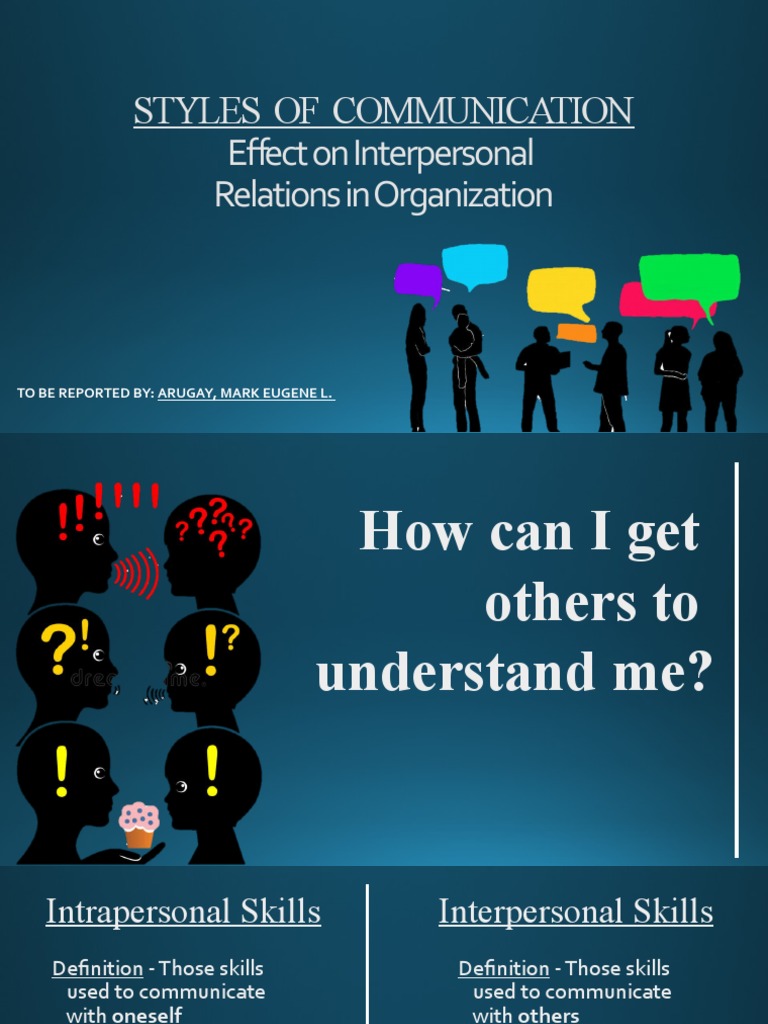 Styles of Communication | PDF | Communication | Interpersonal Communication