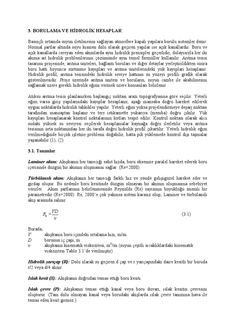 Bolum 3 Borulama Hidrolik | PDF