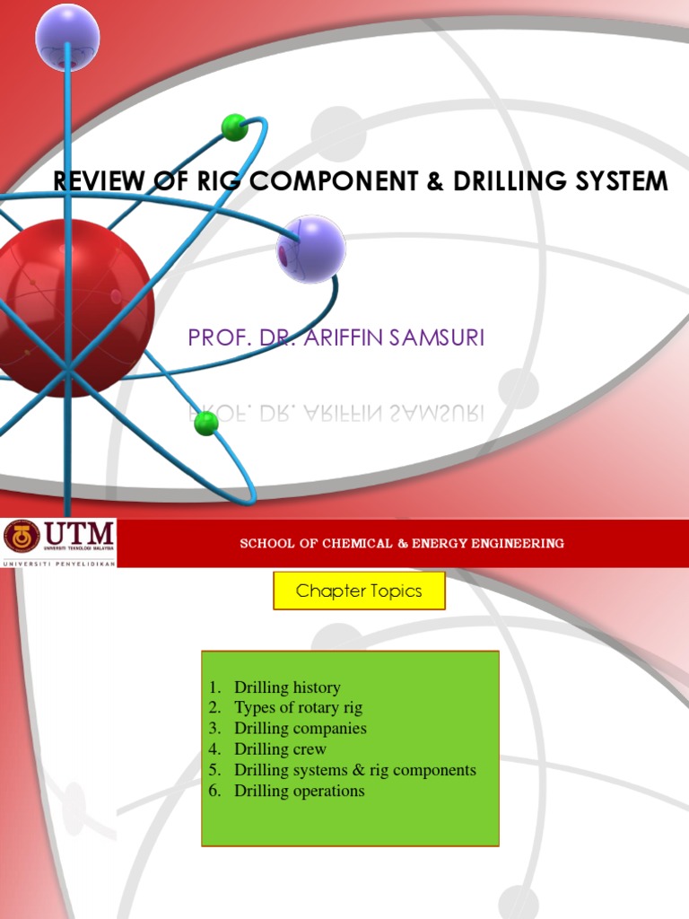 Chapter 1 Review of Rig Components and Drilling System | PDF | Drilling ...