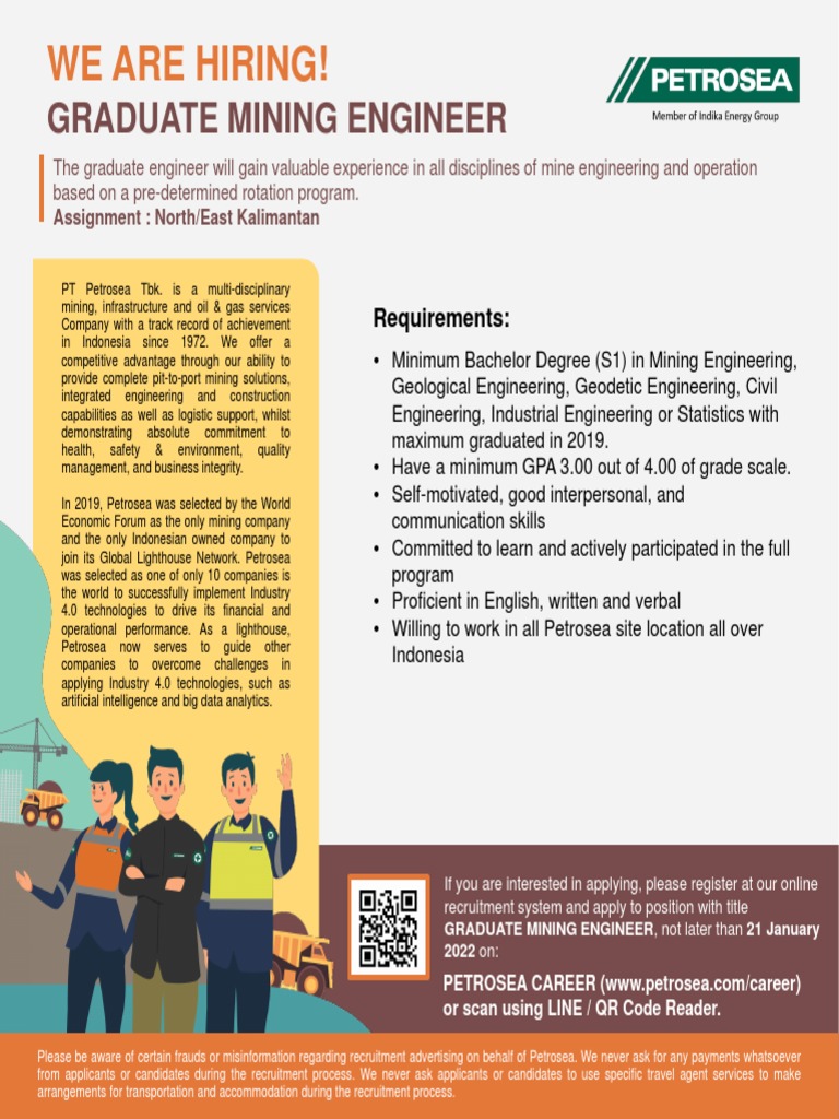 Graduate Mining Engineer & OHSE | PDF | Engineering | Recruitment