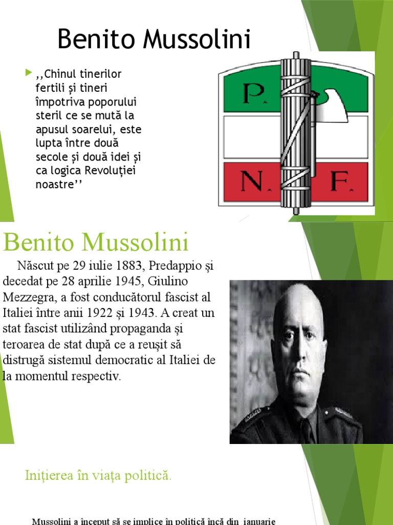 Benito Mussolini | PDF