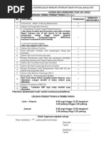 Borang Persetujuan - Bahasa Melayu Borang DDA (Latest Updated) | PDF