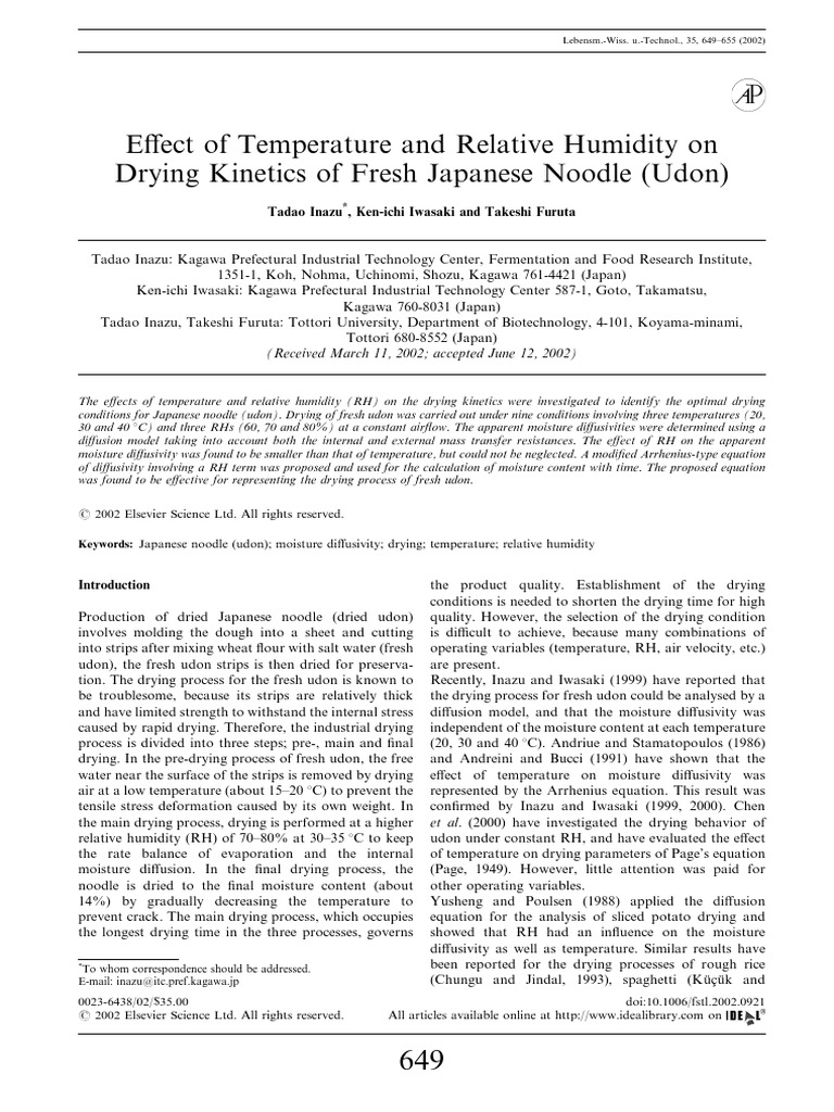 Temperatyura A Umidade Relativa | PDF | Humidity | Diffusion