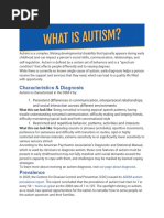 Autism Fact Sheet English | PDF | Autism Spectrum | Pervasive ...