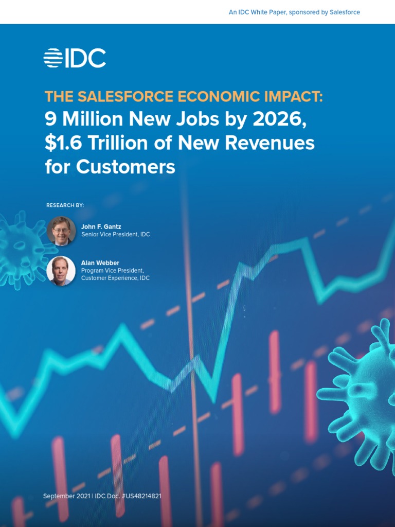 Idc Salesforce Economy Report | PDF | Cloud Computing | Economic Growth