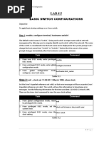 Basic Switch Configuration Guide With Examples | PDF | Network Switch | Password