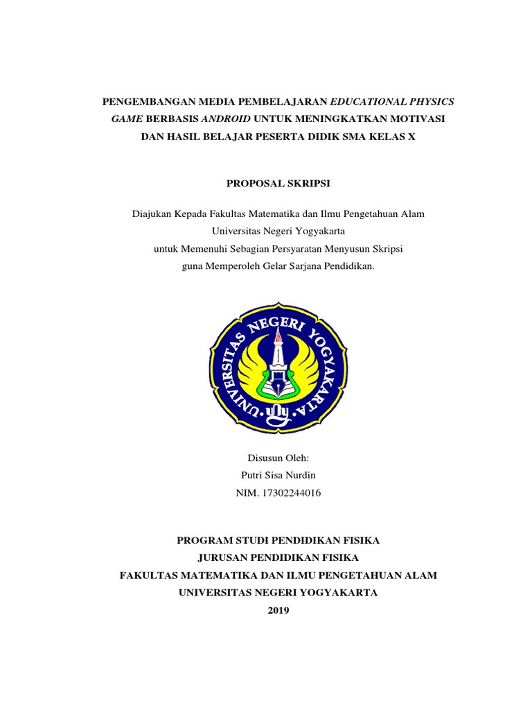 MPPF Proposal Putri 4016 | PDF