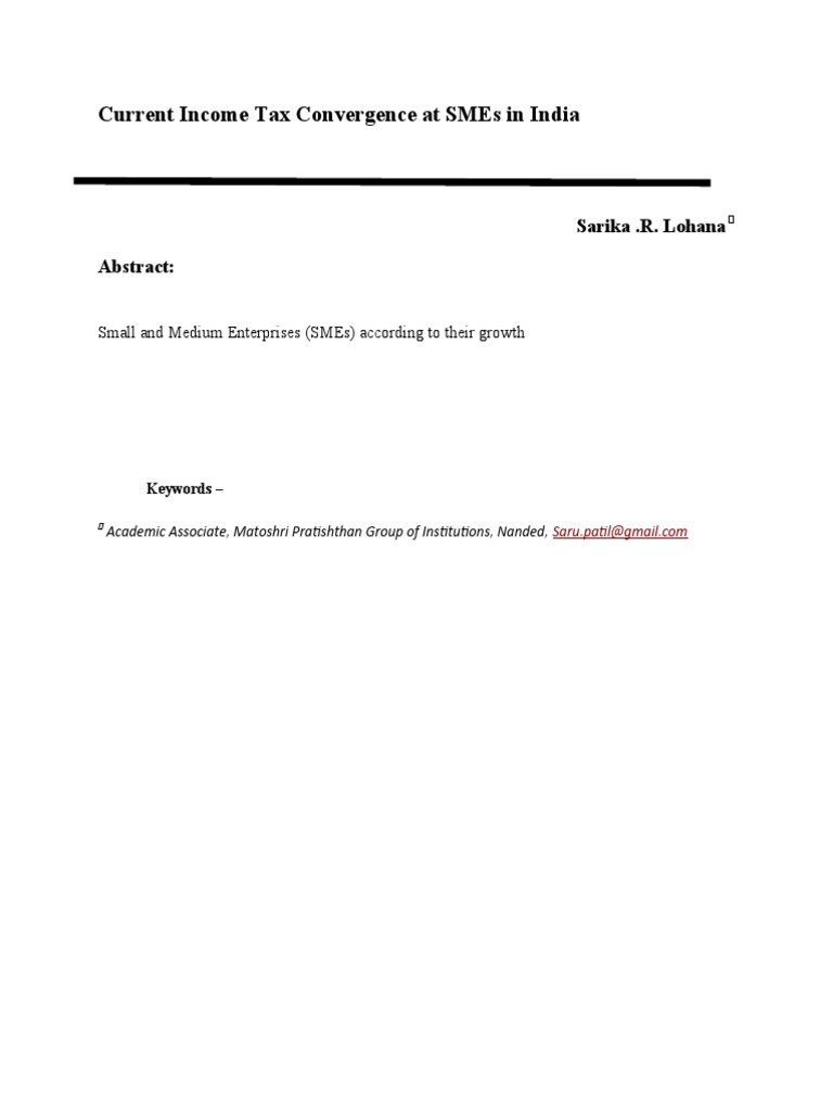 Full Paper Income Tax Schemes For Small | PDF | Government Finances ...